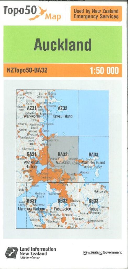TOPO50 MAP AUCKLAND – Boat Books